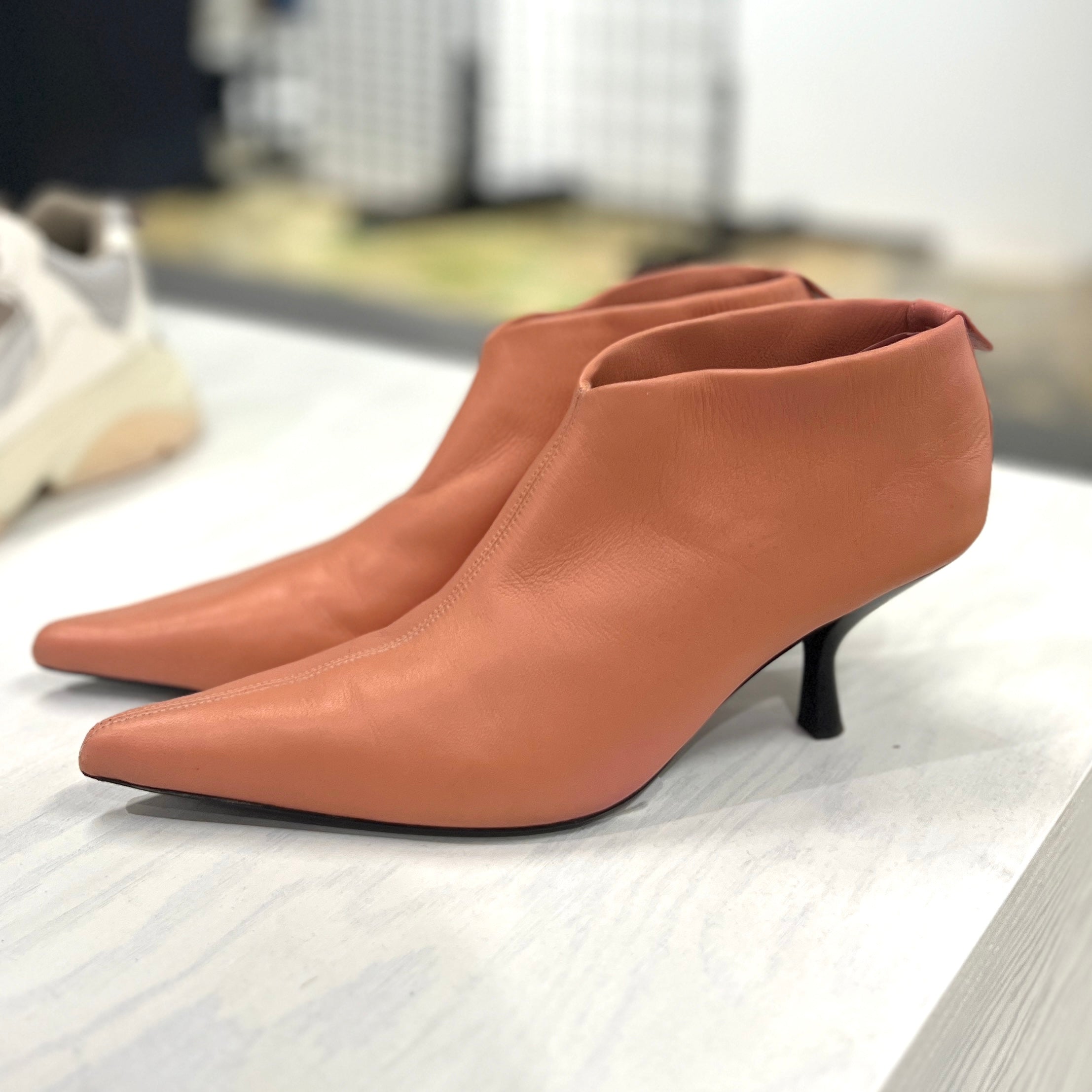 THE ROW Bourgeoise leather ankle boots – Sheer Room